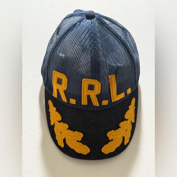 Ralph Lauren | Accessories | Rrl Navy And Yellow Cap | Poshmark